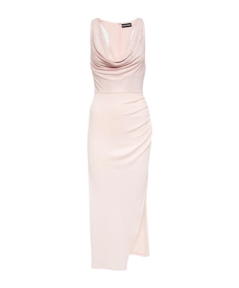 David Koma Crystal-embellished Midi Dress