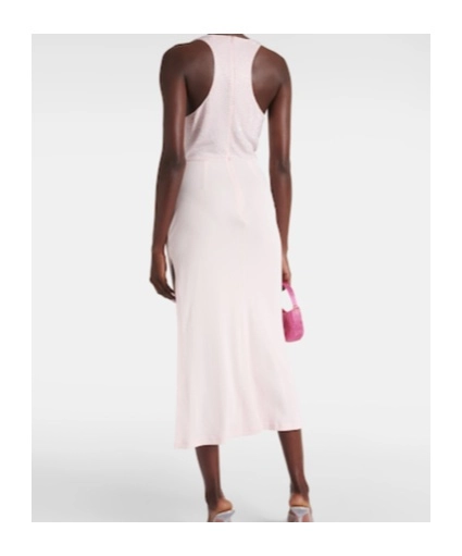 David Koma Crystal-embellished Midi Dress