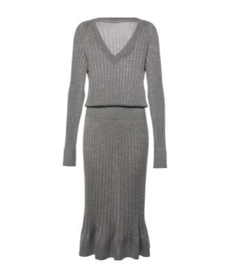 Proenza Schouler Eden Wool-blend Midi Dress