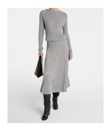 Proenza Schouler Eden Wool-blend Midi Dress
