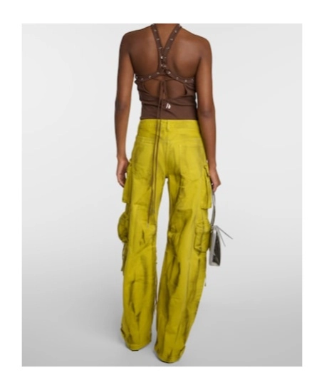 Attico Mid-rise Cargo Casual Pants
