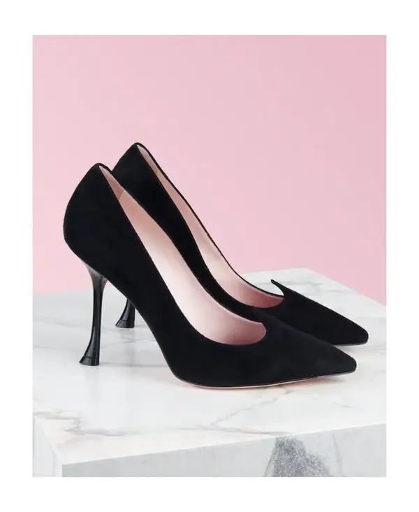 ROGER VIVIER Suede "i Love Vivier" Pumps