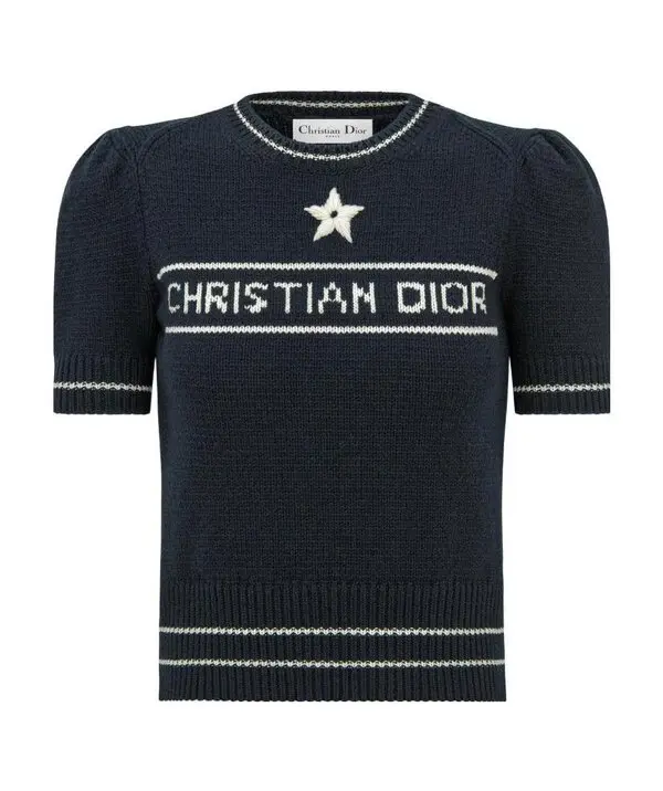 Dior Short-sleeved Sweater - Blue