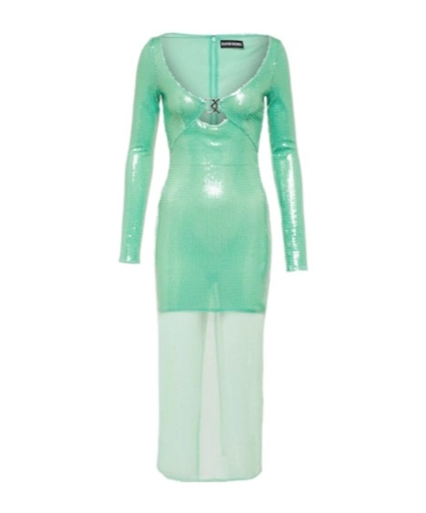 David Koma Sequined Midi Dress