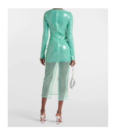 David Koma Sequined Midi Dress