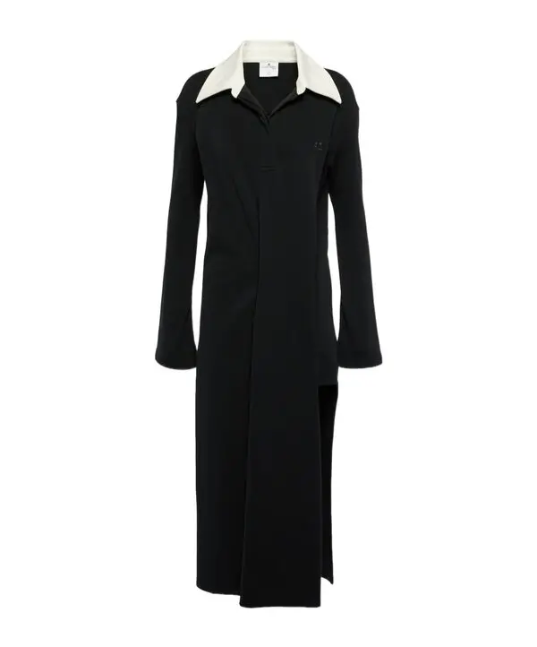 COURREGES Polo Dress - Black