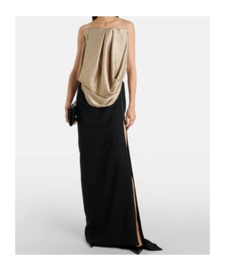 Maticevski Draped Lamé Top