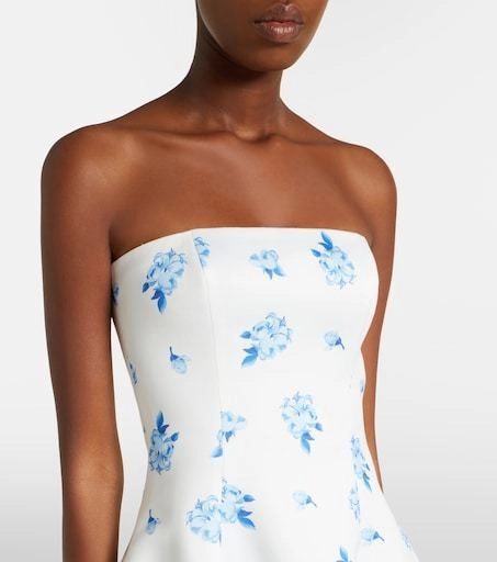 LEO Jessica Floral Bustier Gown