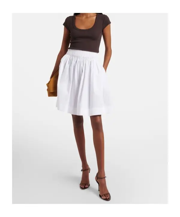 JOSEPH Aissa Cotton Poplin Bermuda Shorts