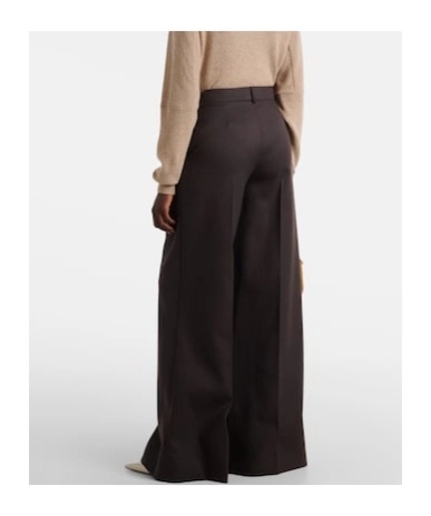 Stella McCartney High-rise Wool Wide-leg Pants