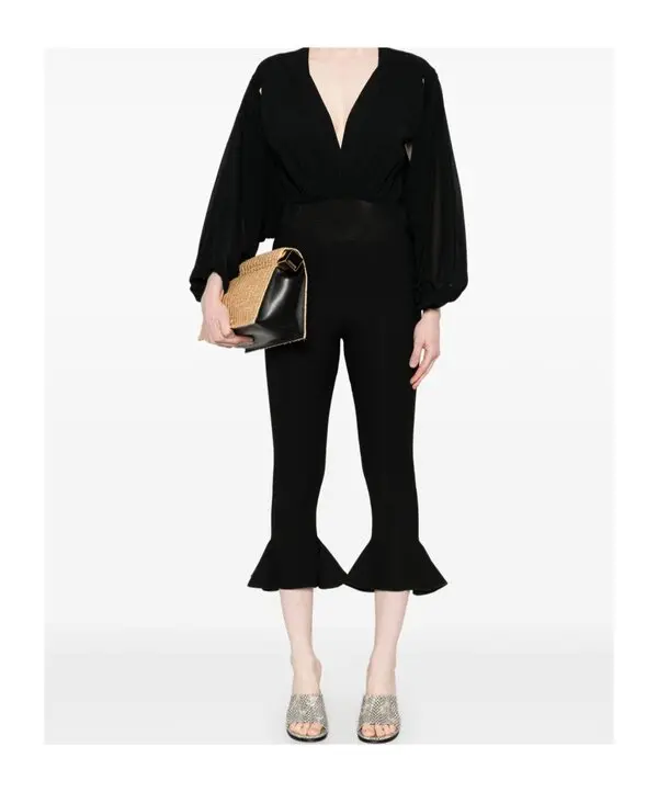 Philosophy Di Lorenzo Serafini Puff Sleeve Tulle Bodysuit