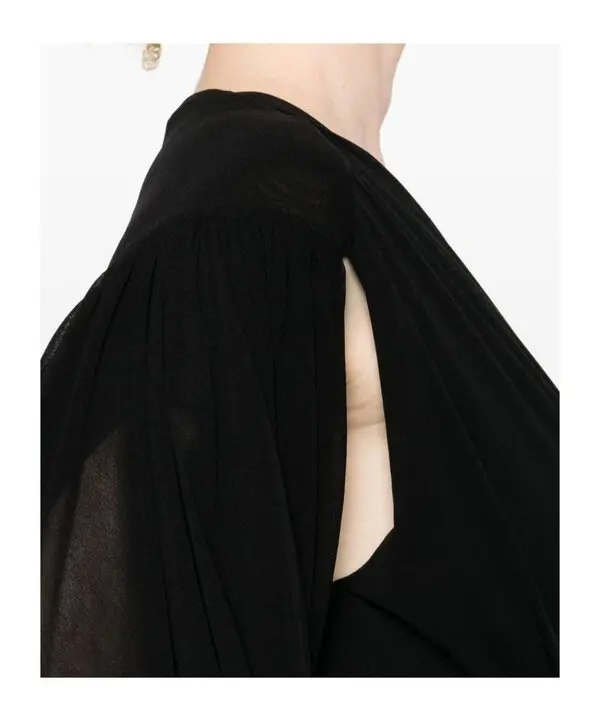 Philosophy Di Lorenzo Serafini Puff Sleeve Tulle Bodysuit