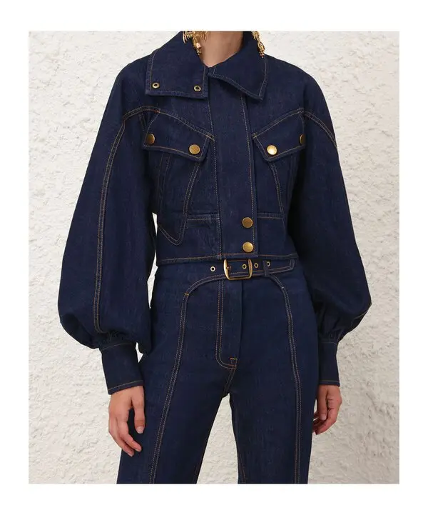 Zimmermann Long-sleeved Denim Jacket