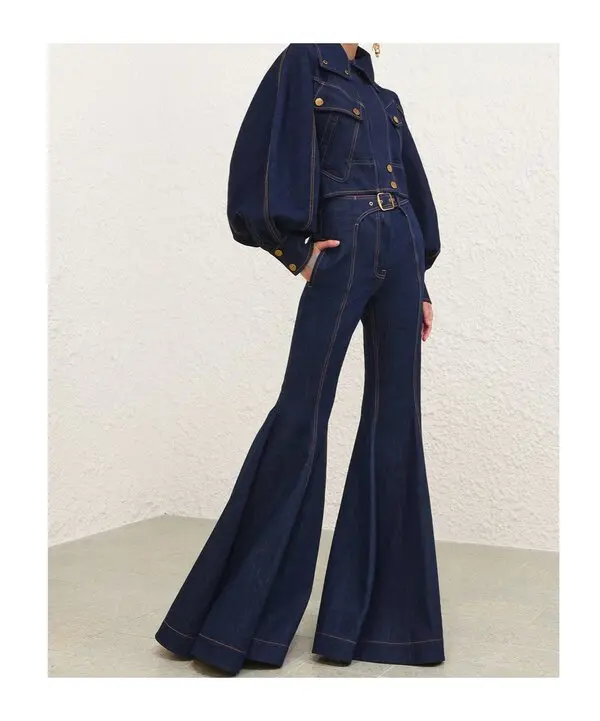 Zimmermann Long-sleeved Denim Jacket