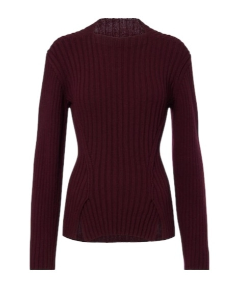 Victoria Beckham Ribbed-knit Wool And Cashmere Sweater