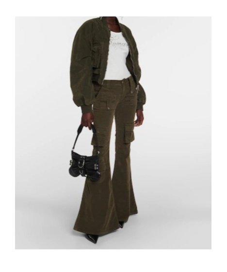 Blumarine Velvet Bomber Jacket