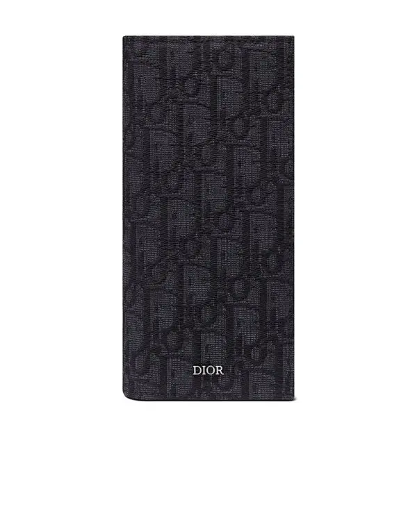 Dior Vertical Long Purse - Black