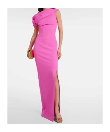SAFIYAA LONDON Dara Crepe Gown