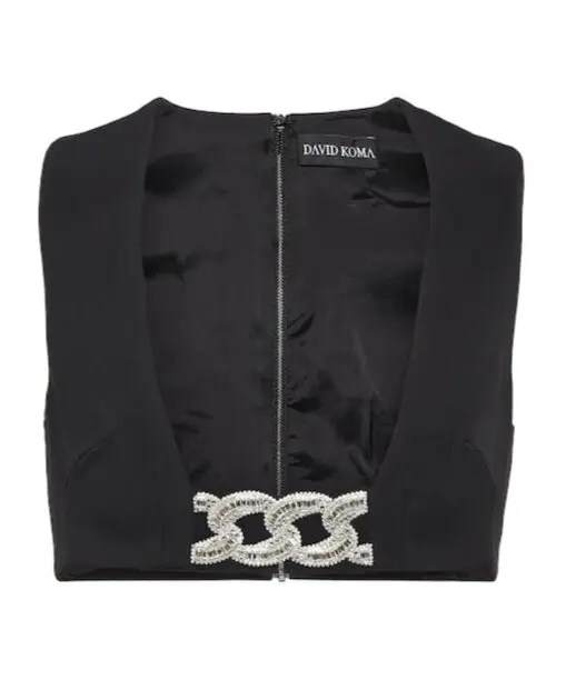David Koma Embellished Bra Top