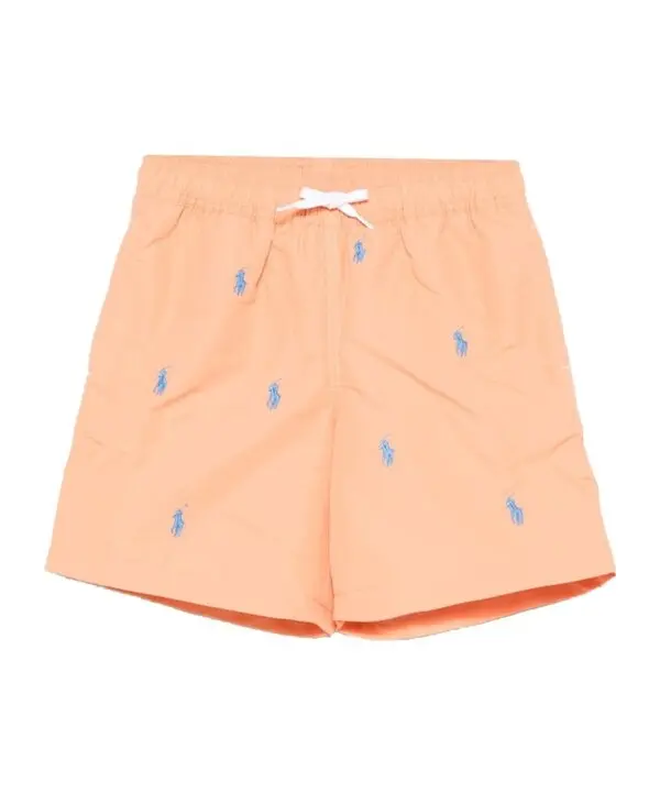 Polo Ralph Lauren Printed Swim Trunks - Orange