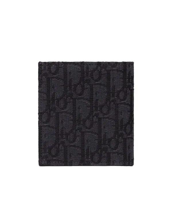 Dior Jacquard Fabric Oblique Printed Wallet