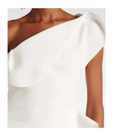 Maticevski Bridal Rhythm Off-the-shoulder Ruffled Midi Dress