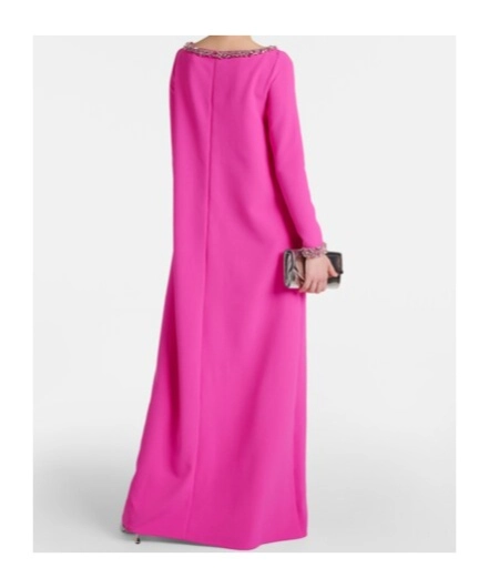 SAFIYAA LONDON Naimal Embellished Crepe Gown