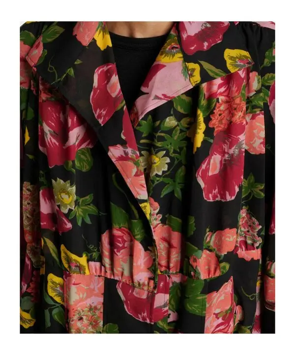 Junya Watanabe Long-sleeved Knitted Midi Dress