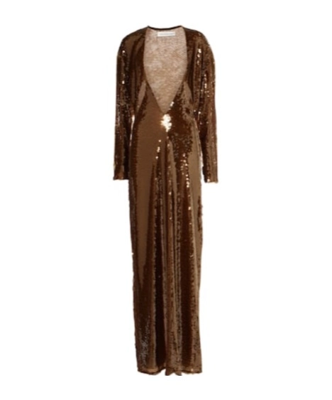 Christopher Esber Long Sleeve Dress - Brown