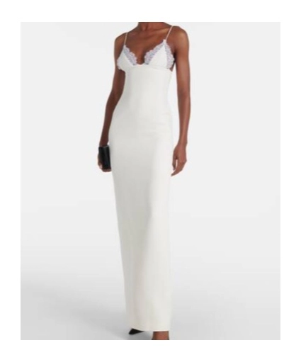 David Koma Bridal Lace-trimmed Gown