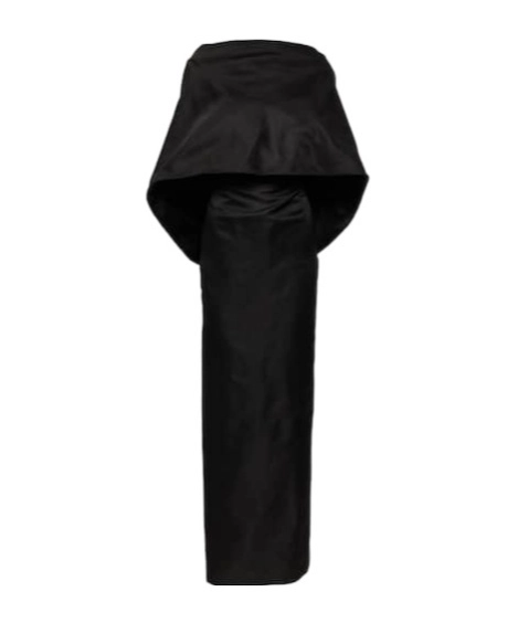 Attico Caped Midi Dress