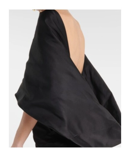 Attico Caped Midi Dress