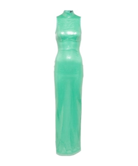 David Koma Halterneck Sequined Gown