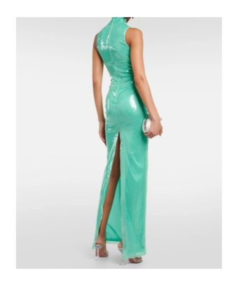David Koma Halterneck Sequined Gown