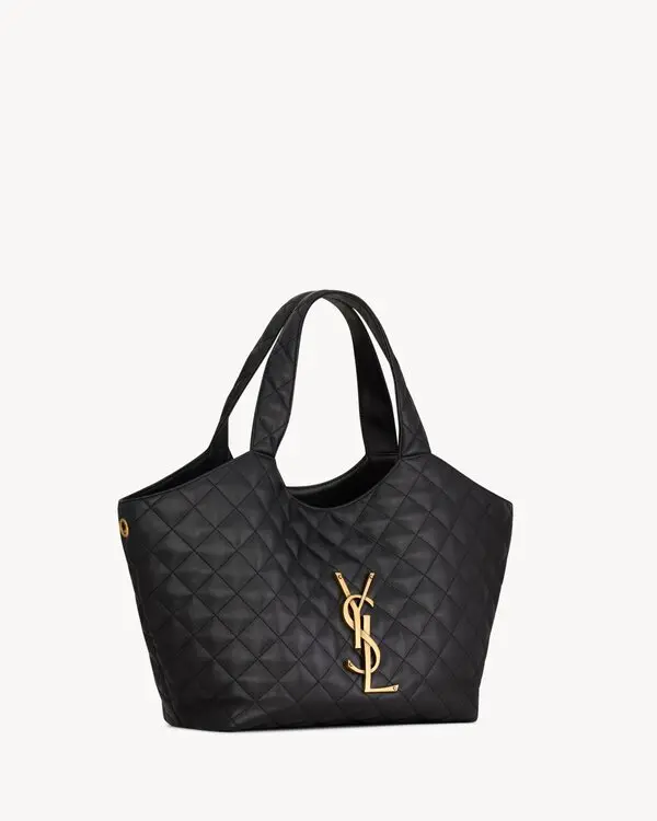 Saint Laurent Icare Quilted Nappa Leather Tote