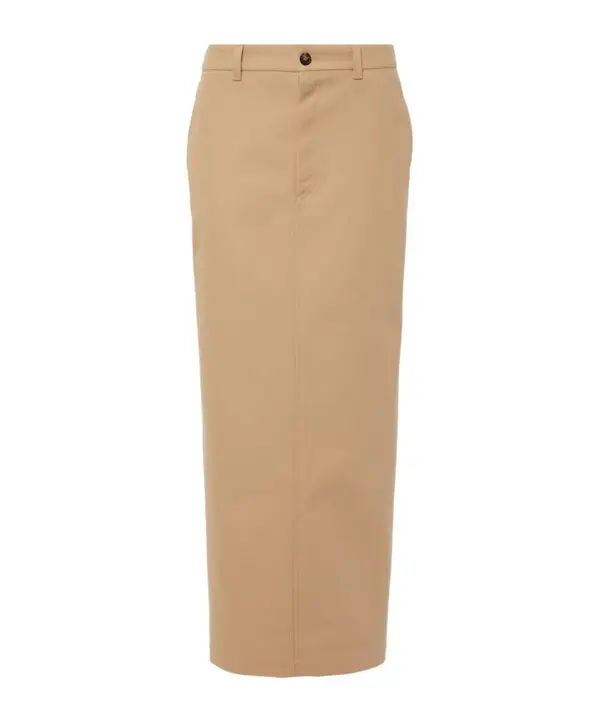 Wardrobe.NYC Belt Loop Skirt - Nude
