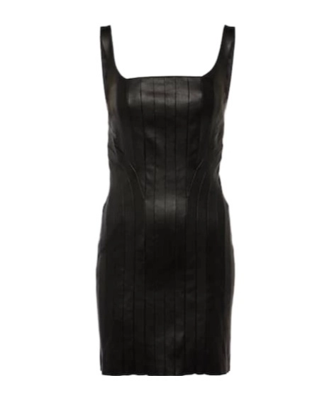 Stouls Nino Leather Mini Dress