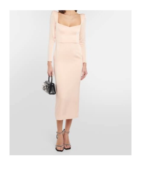 Alex Perry Satin Midi Dress