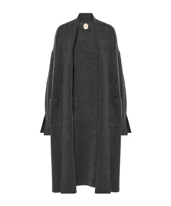 Jardin Des Orangers Long Sleeve Cardigan - Grey