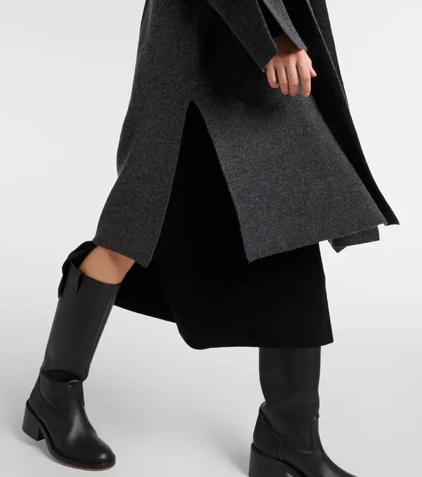 Jardin Des Orangers Long Sleeve Cardigan With Pockets And Side Vents