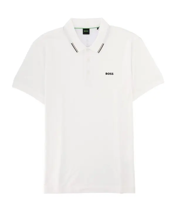 Hugo Boss Short Sleeve Polo Shirt - White