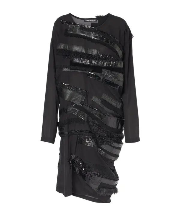 Junya Watanabe Asymmetric Paneled Midi Dress