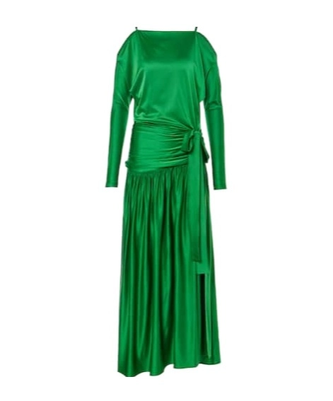 Rabanne Gathered Satin Gown