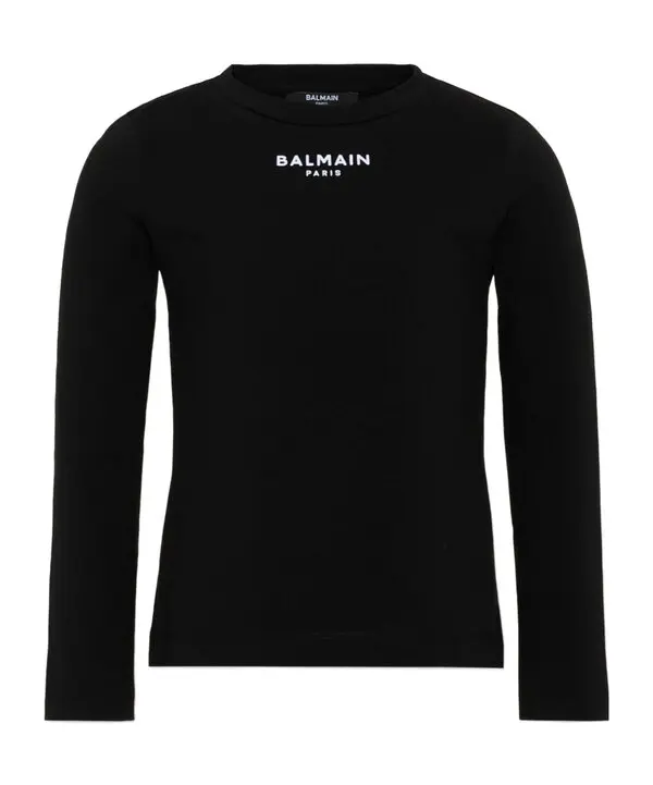 Balmain Logo-print Long-sleeve T-shirt