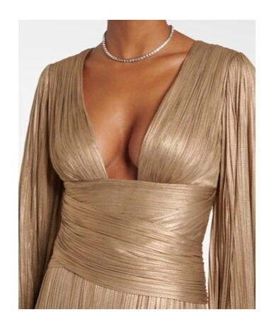 MARIA LUCIA HOHAN Alana Pleated Silk Tulle Gown