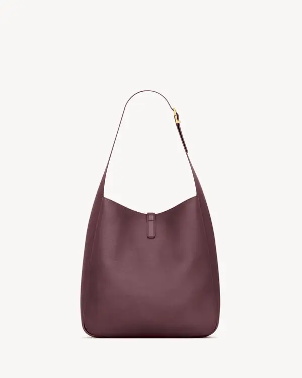 Saint Laurent Le 5 À 7 Bag In Grained Leather - Corps Red