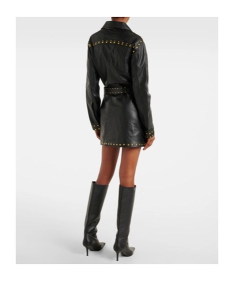 Dodo Bar Or Studded Leather Mini Dress