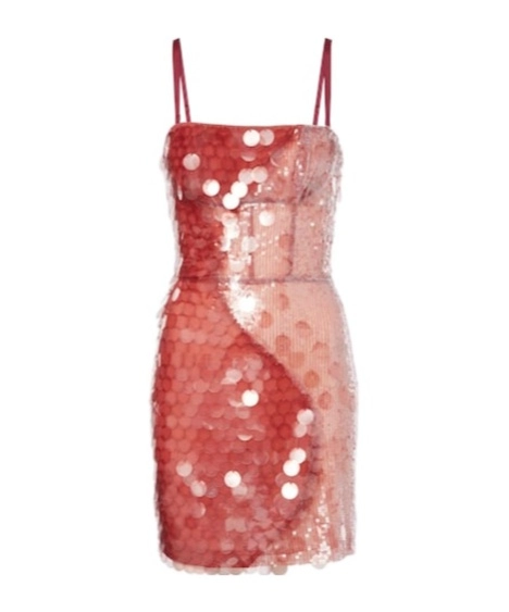 NENSI DOJAKA Sequined Corset Dress - Pink