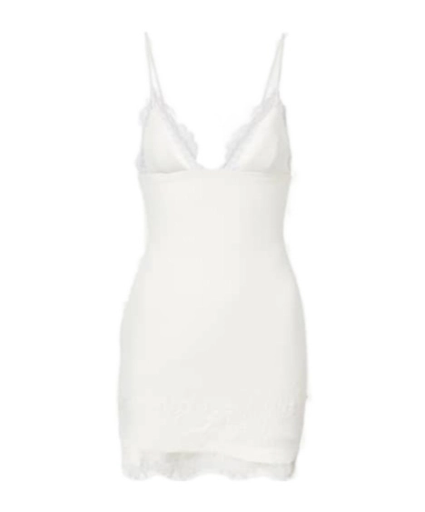 David Koma Bridal Lace-trimmed Minidress