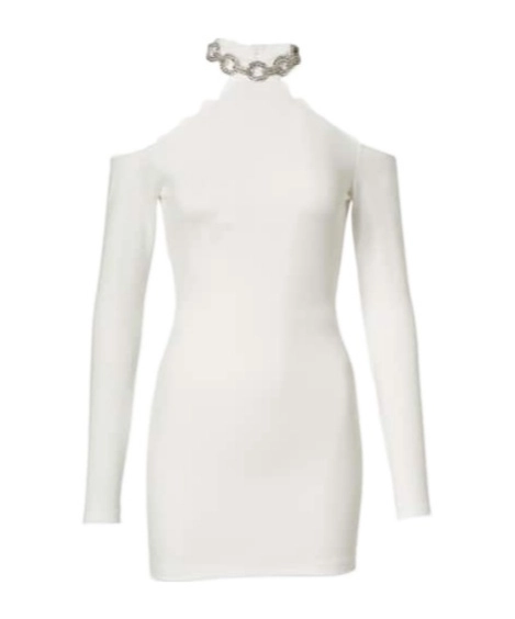 David Koma Bridal Crystal-embellished Minidress
